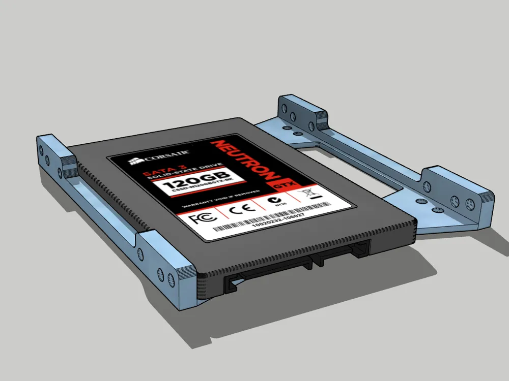 Hard Disk Bracket 2.5 to 3.5 by 活萝卜遛兔子 - MakerWorld