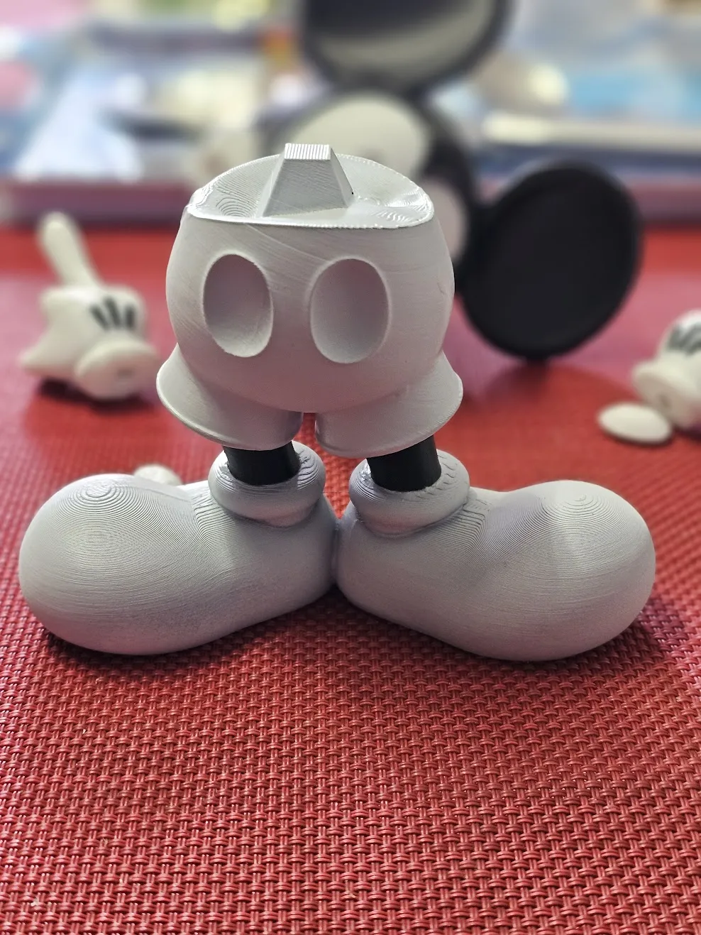 Grayscale Mickey Mouse Middle Finger Pose by El1as MakerWorld: Download ...