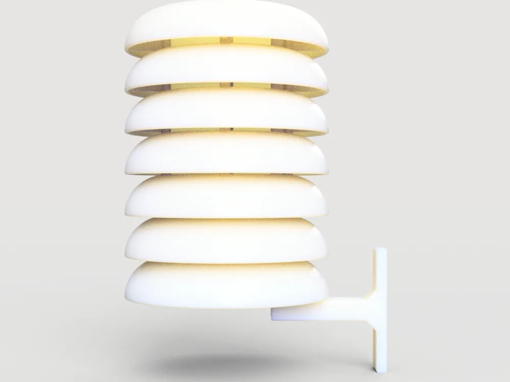 Radiation / Weather shield for Netatmo by HamOp MakerWorld: Download ...