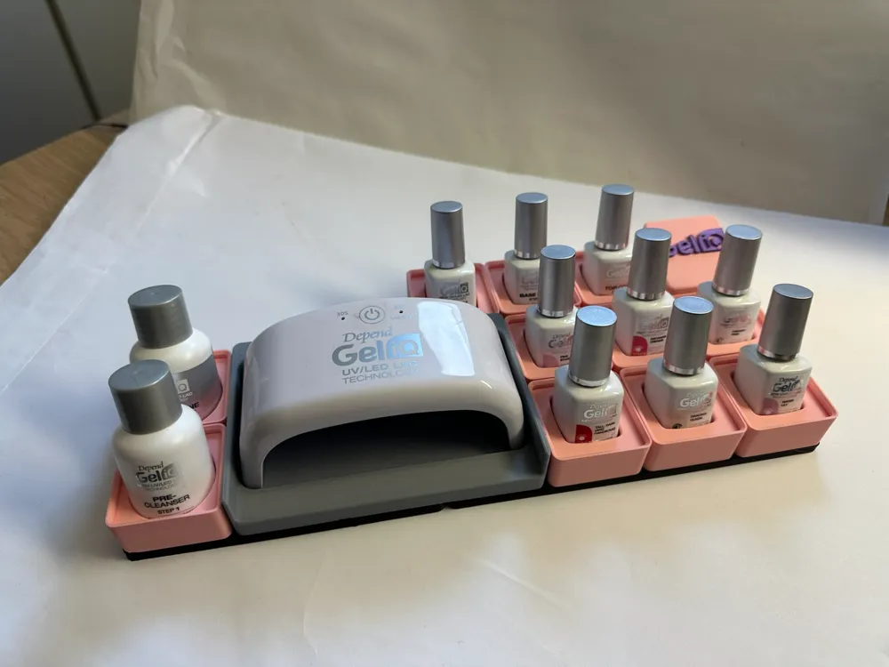 Gel iQ nail polish bottle Gridfinity stand by Matilda - MakerWorld