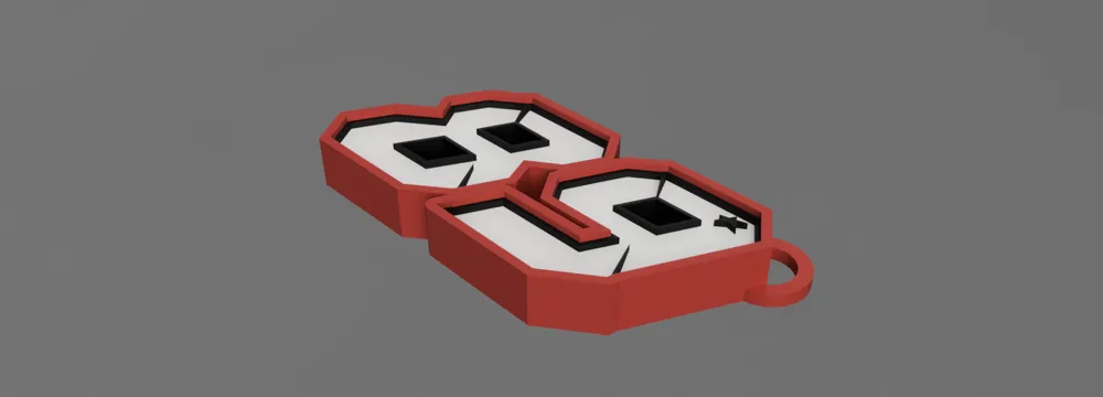 MotoGP Numbers keychains by Geoka - MakerWorld