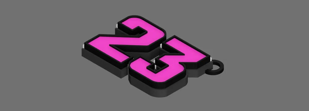 MotoGP Numbers keychains by Geoka - MakerWorld