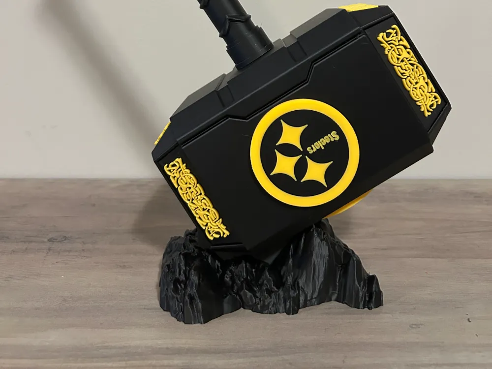 Steelers LOGO for Eclipse Series Mjolnir - Free 3D Print Model - MakerWorld