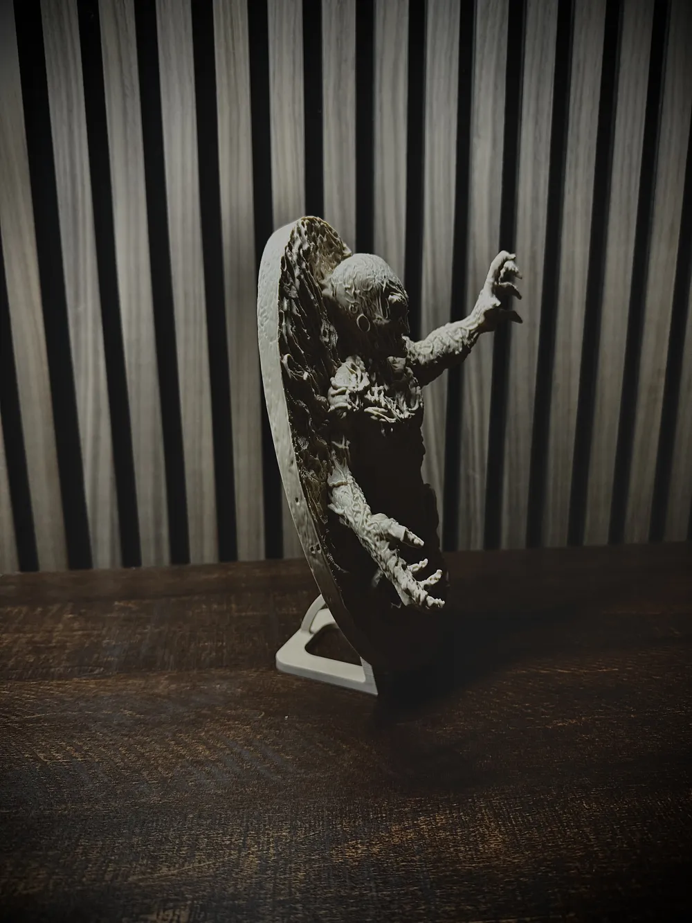 Vecna - Stranger Things Relief Sculpture LED Stand - Free 3D Print ...