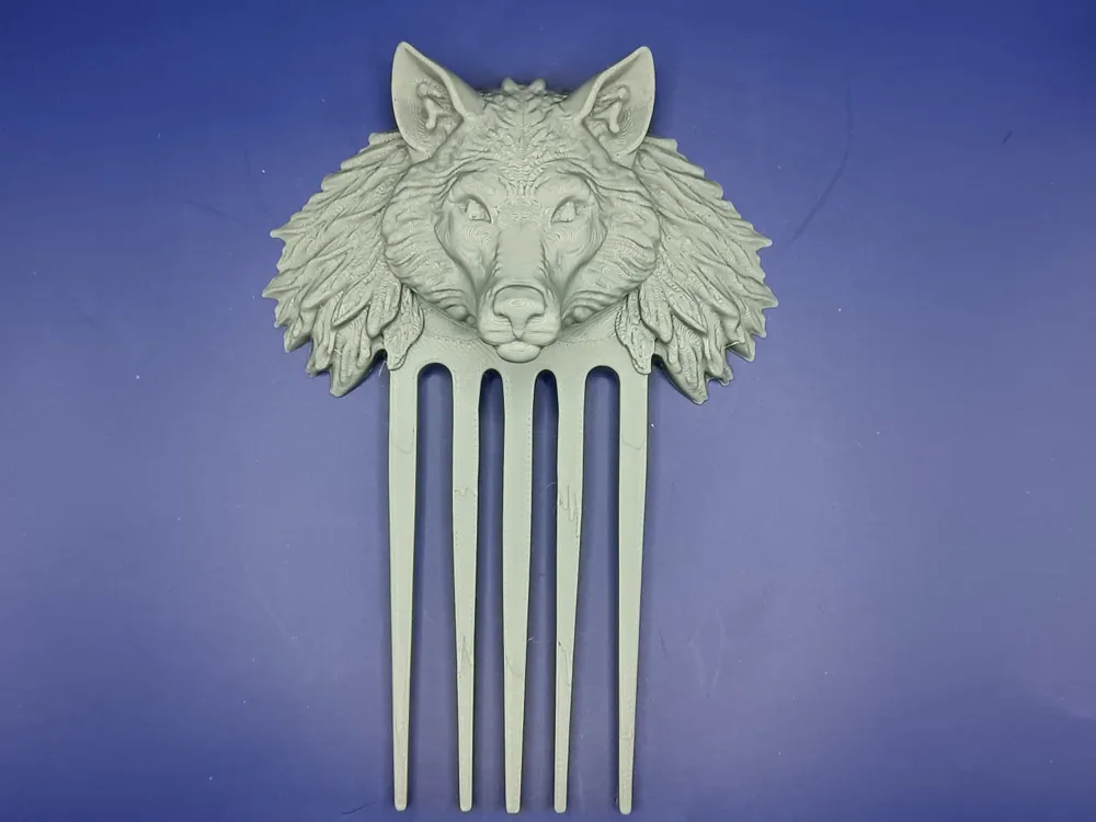 Celtic Wolf Hair Combs - Free 3D Print Model - MakerWorld