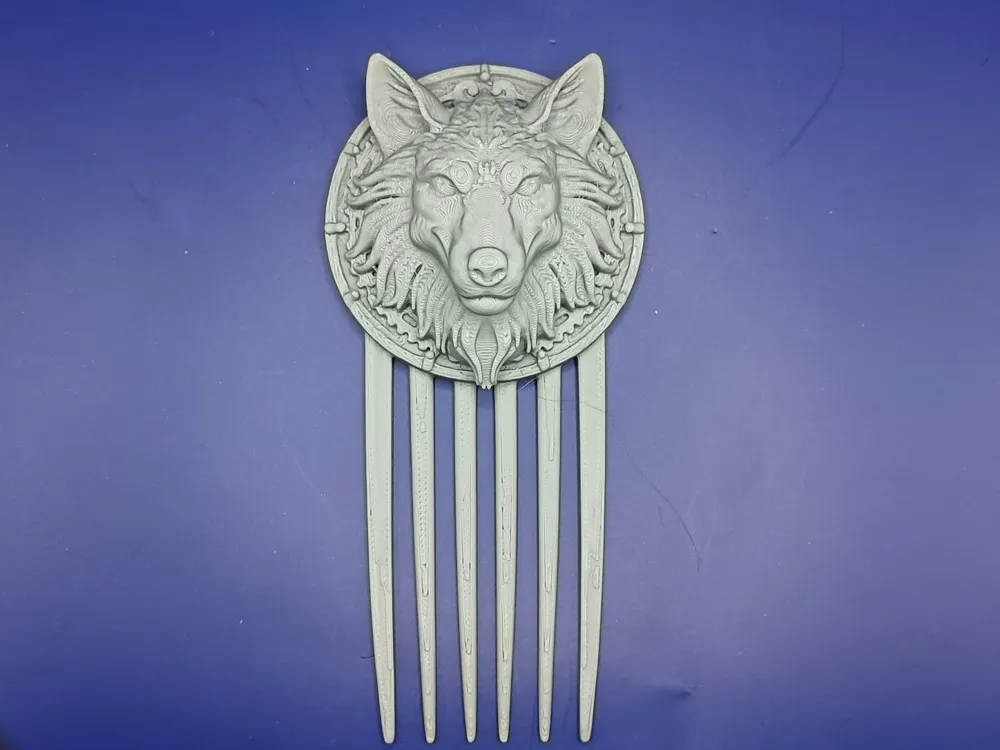 Celtic Wolf Hair Combs - Free 3D Print Model - MakerWorld