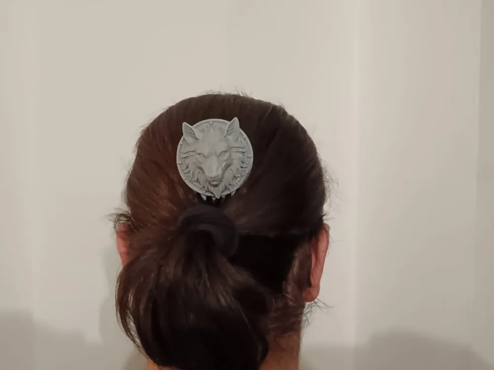Celtic Wolf Hair Combs - Free 3D Print Model - MakerWorld
