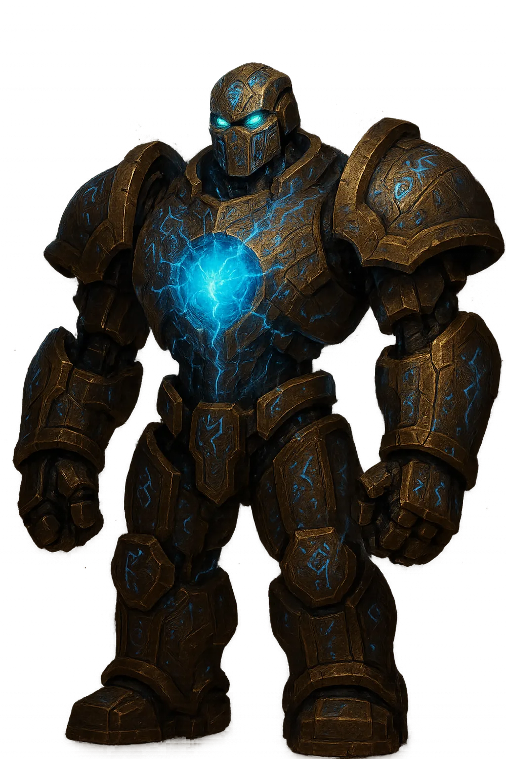 Golem, Guardian of the Runeforge - Free 3D Print Model - MakerWorld