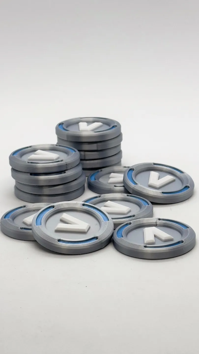 Fortnite V-bucks - Free 3D Print Model - MakerWorld