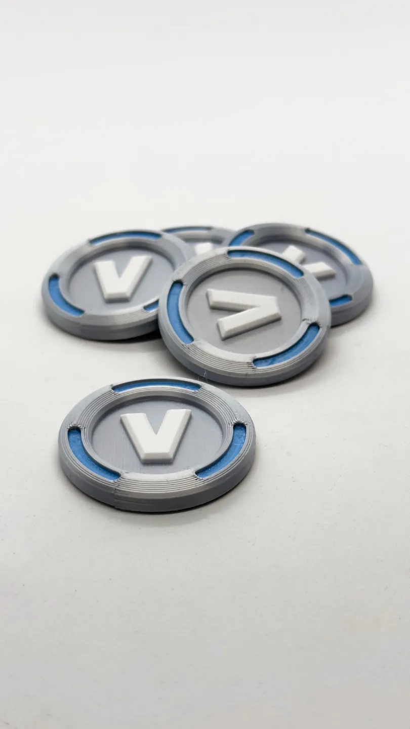 Fortnite V-bucks - Free 3D Print Model - MakerWorld