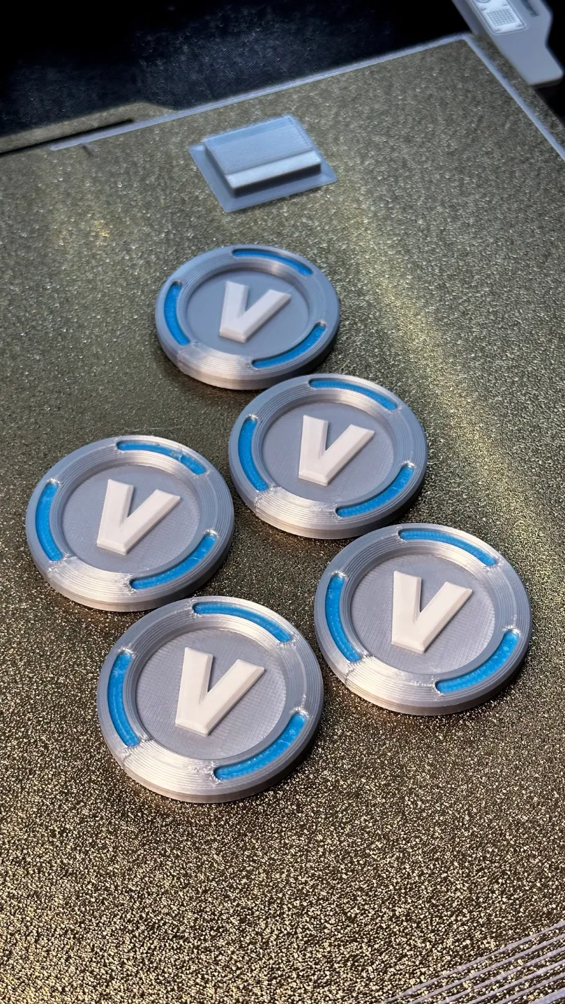 Fortnite V-bucks - Free 3D Print Model - MakerWorld