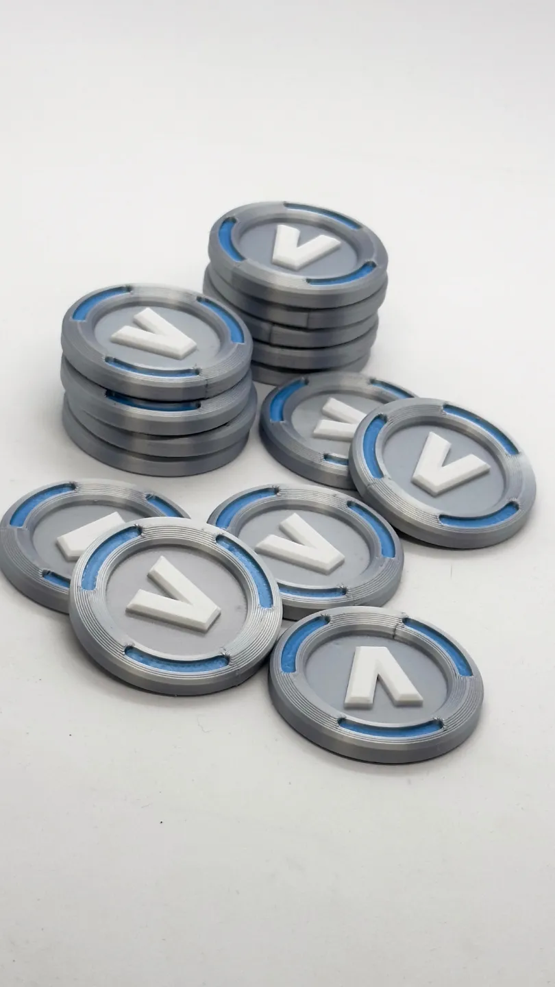 Fortnite V-bucks - Free 3D Print Model - MakerWorld