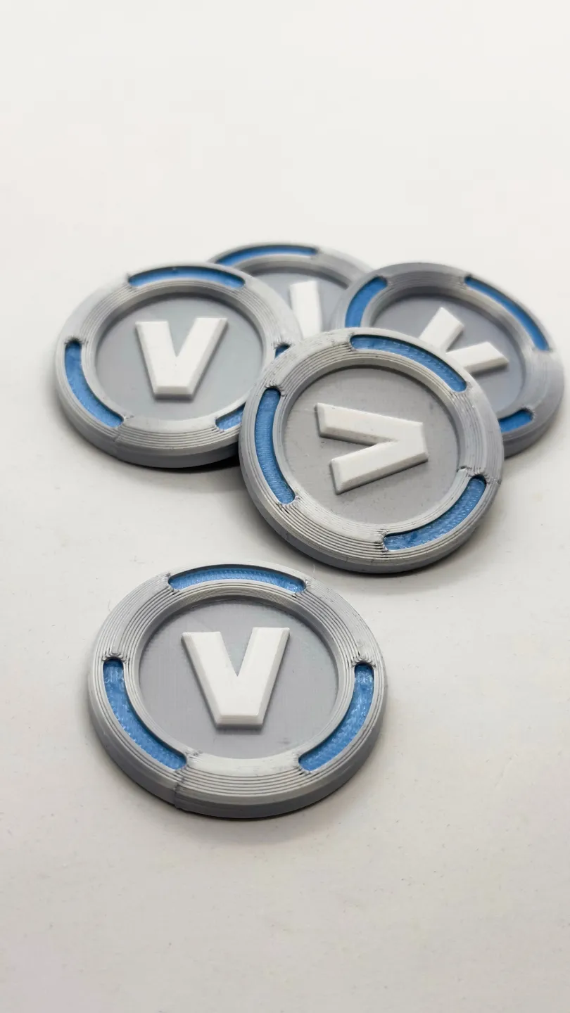 Fortnite V-bucks - Free 3D Print Model - MakerWorld