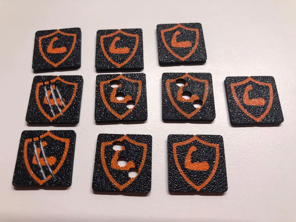Marvel Champions Card Game Hero Board & Tokens - Free 3D Print Model ...