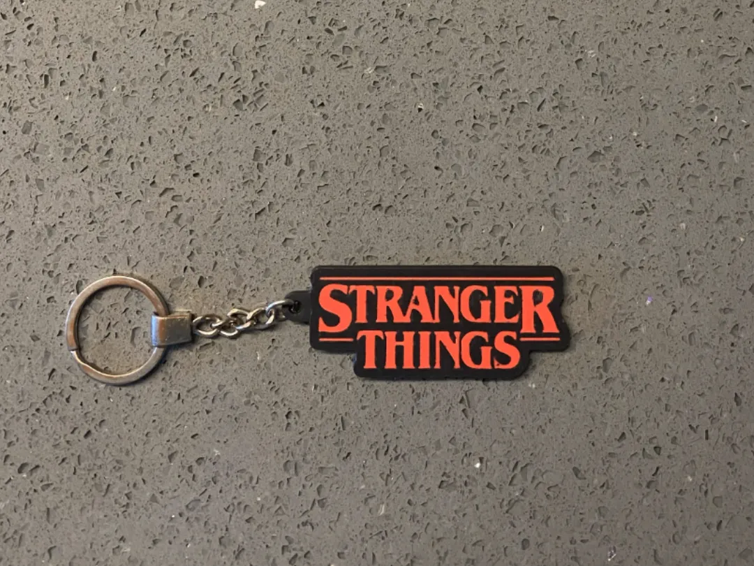 stranger things keychain - Free 3D Print Model - MakerWorld