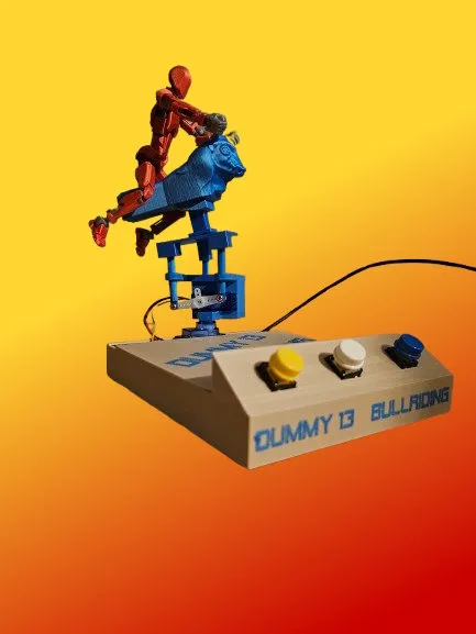 Bull Riding Machine for dummy 13 - Free 3D Print Model - MakerWorld