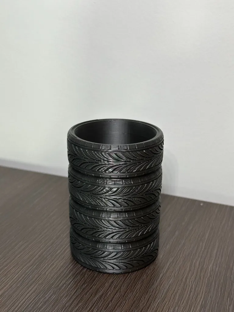 Tire stack pen organizer - Free 3D Print Model - MakerWorld