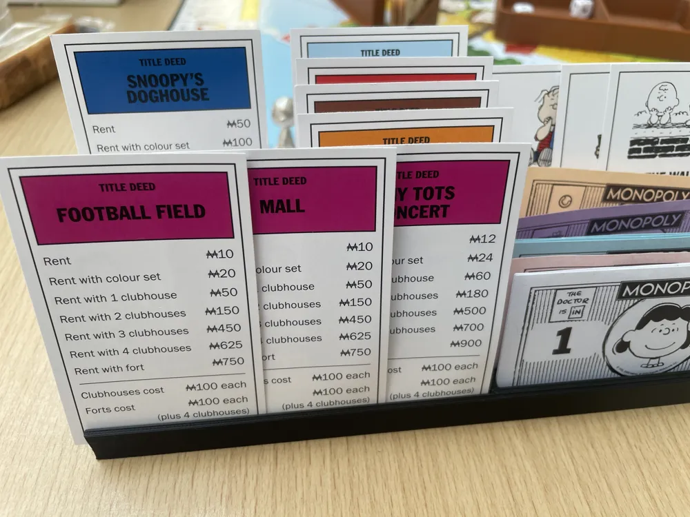 Monopoly Card Cash Money Holder - Free 3D Print Model - MakerWorld