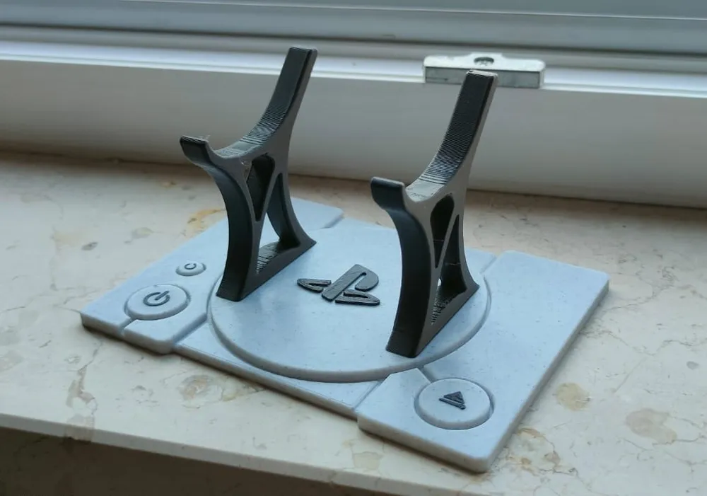 PS5 Controller Stand - PS1 Design by Faust - MakerWorld