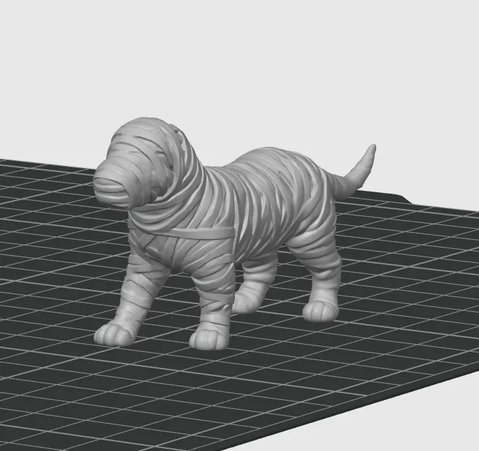 The Mummy Dog v2 – Halloween Statue Figurine 3D by 3dgioiaprinter ...