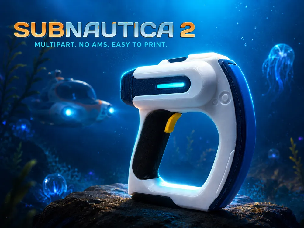Subnautica 2 Scanner - Multipart - Free 3D Print Model - MakerWorld
