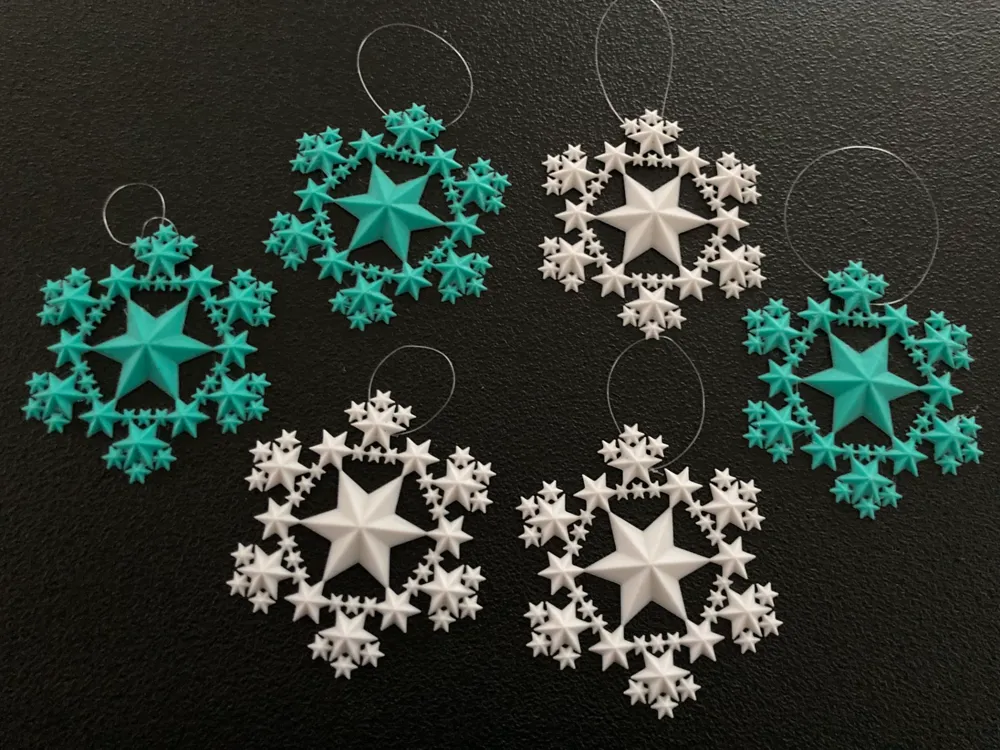 snowflake v2 by BlueRiverMountain3D MakerWorld: Download Free 3D Models