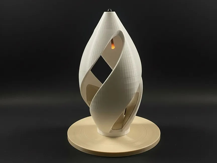 Spiral Incense Holder (NO AMS) - Free 3D Print Model - MakerWorld