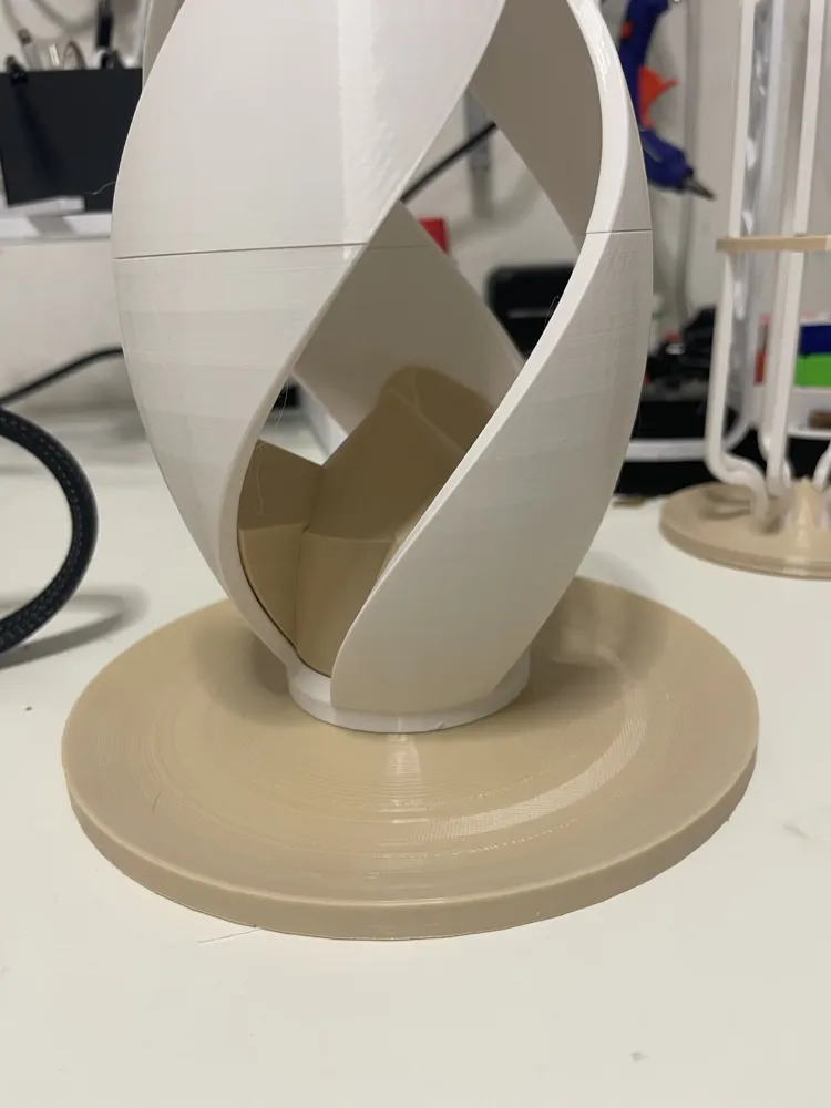 Spiral Incense Holder (NO AMS) - Free 3D Print Model - MakerWorld