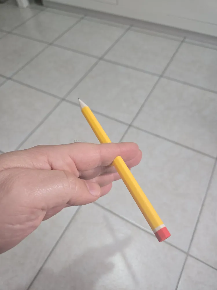 April’s fool’s day, pencil went through my finger - Free 3D Print Model ...