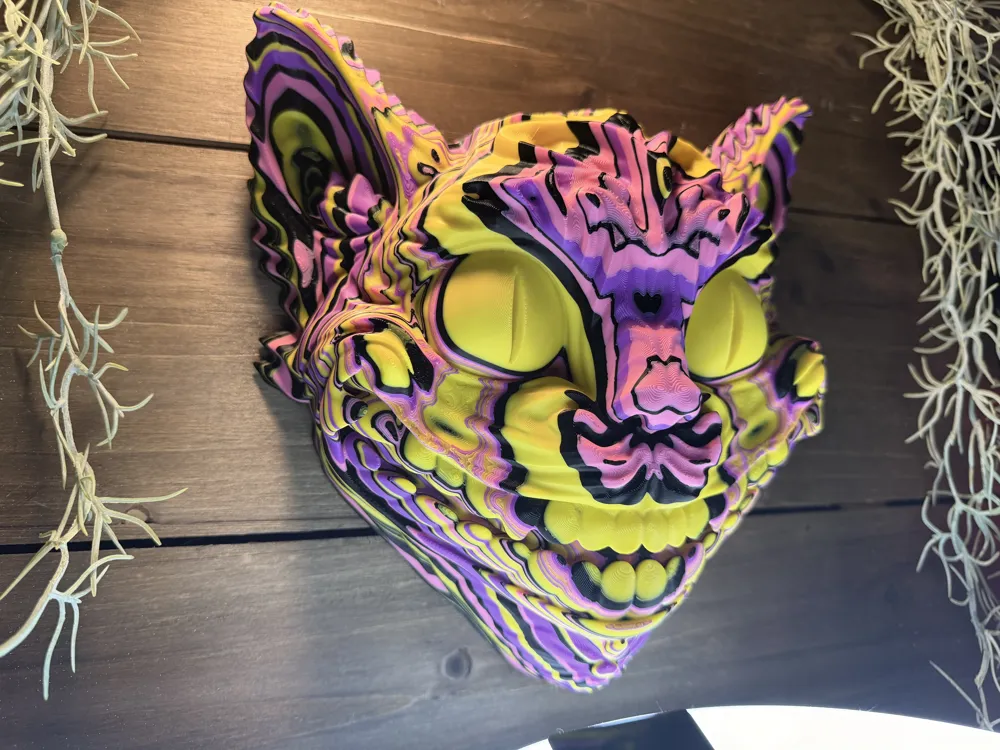 Psychedelic Cheshire Revenant - colorstacked - Free 3D Print Model ...