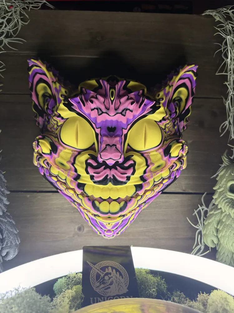 Psychedelic Cheshire Revenant - colorstacked - Free 3D Print Model ...