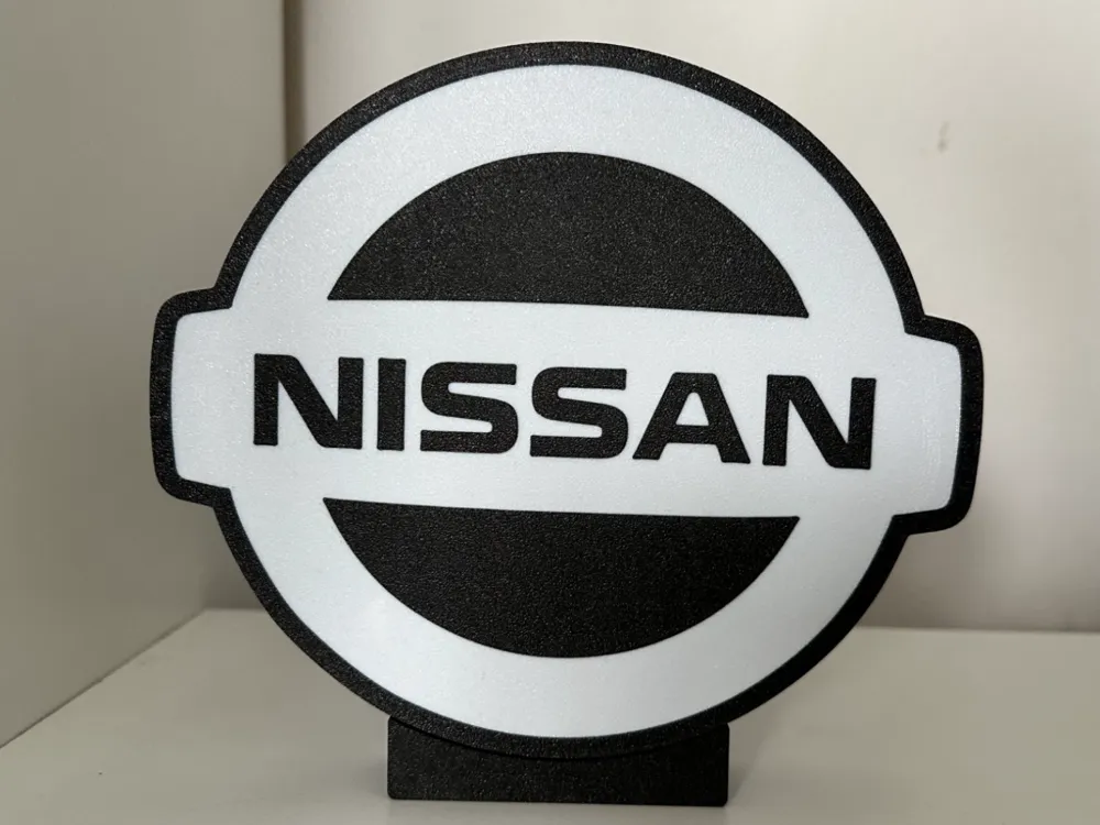 NISSAN LOGO LED LIGHTBOX by MICHAL_3Dtisk - MakerWorld