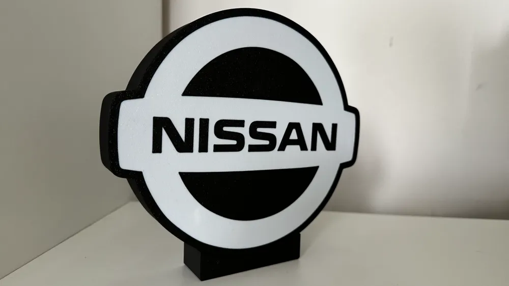 NISSAN LOGO LED LIGHTBOX by MICHAL_3Dtisk - MakerWorld