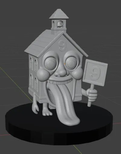 Brainrot Series | The Next Day's School - Free 3D Print Model - MakerWorld