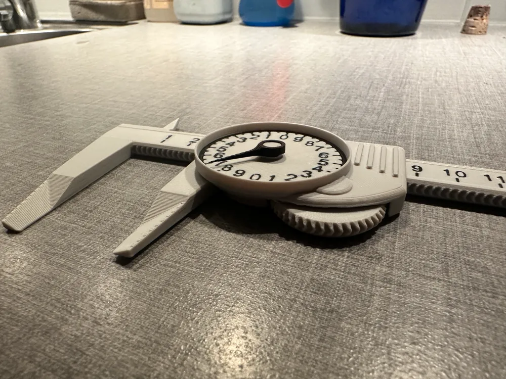 Dial Caliper - Free 3D Print Model - MakerWorld