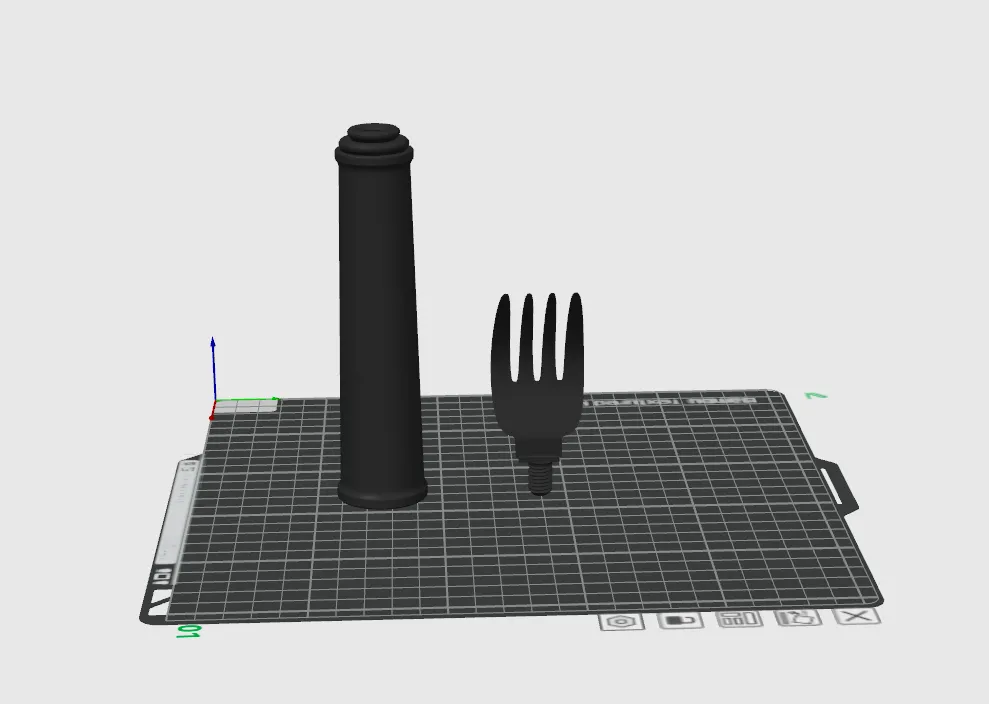 Extendable Fork by Matt5082 MakerWorld: Download Free 3D Models