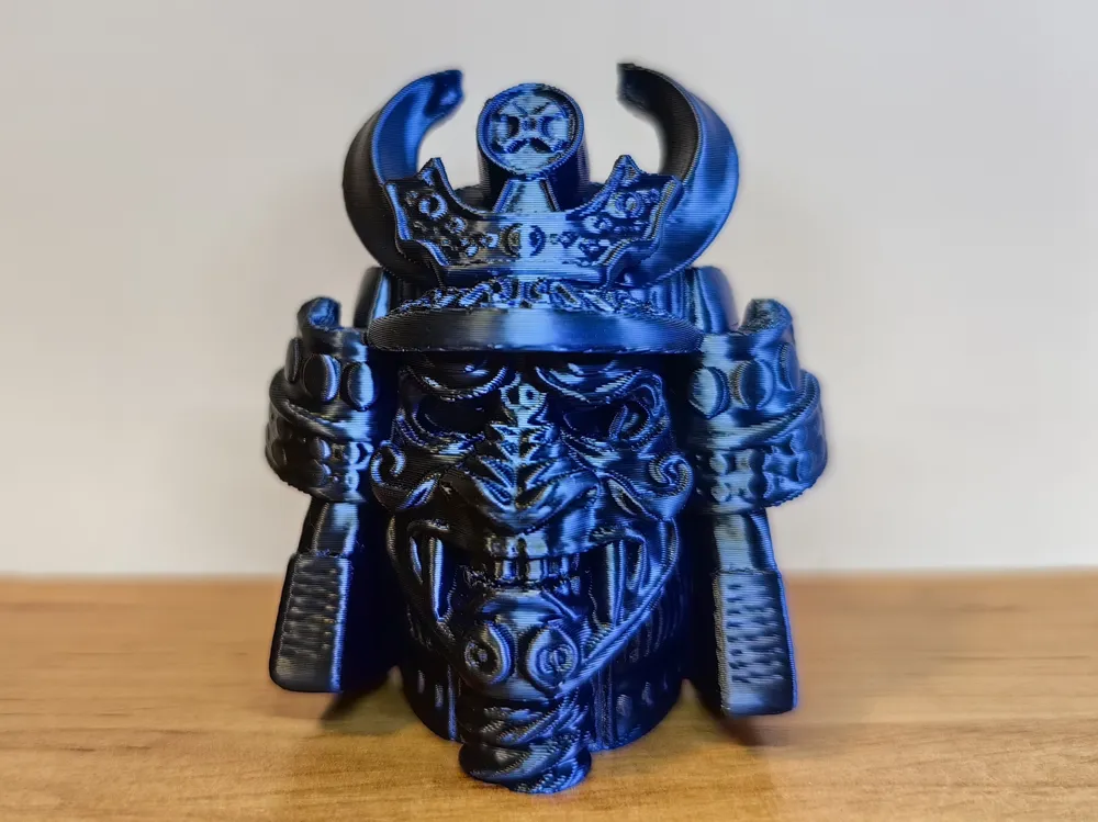 Samurai head - Free 3D Print Model - MakerWorld