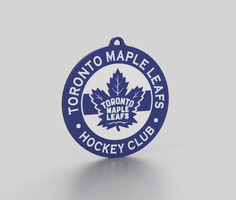 NHL Toronto Maple Leafs Keychain by Solid3D - MakerWorld