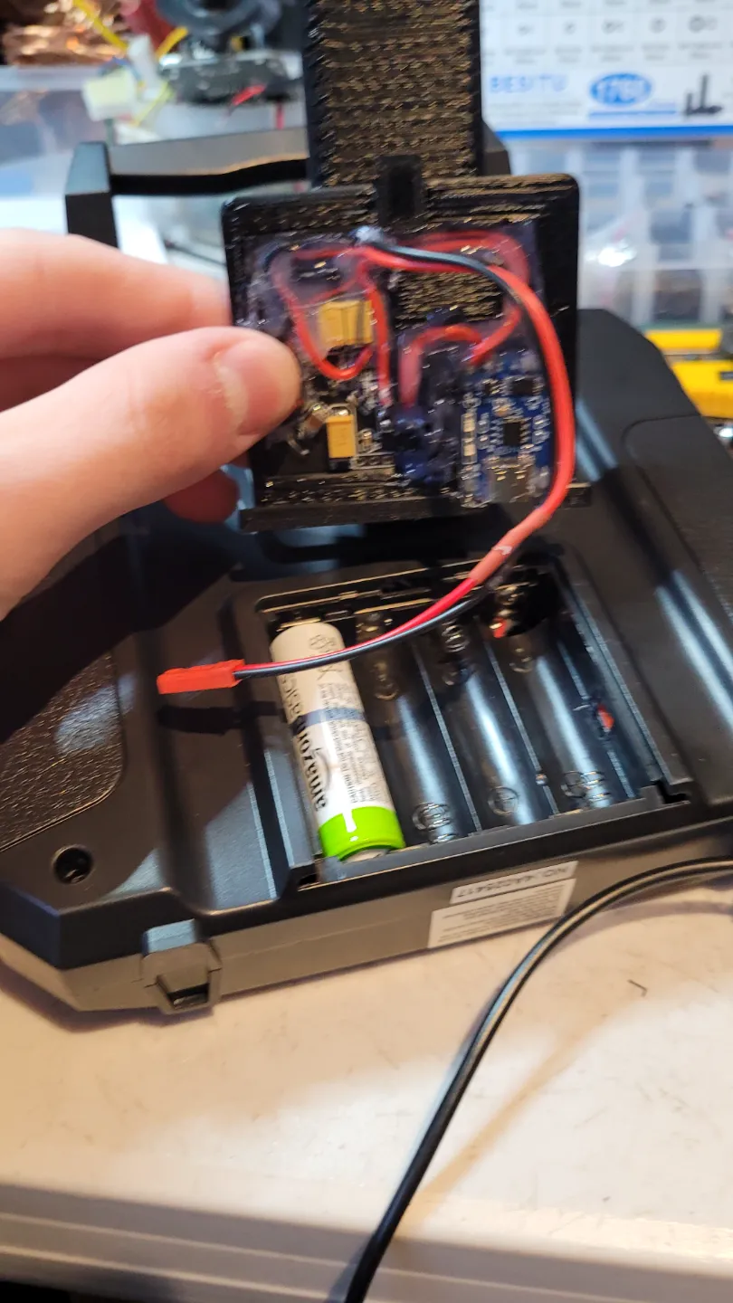 Battery Mod 18650 for remote control FLYSKY I6X by RGMod - MakerWorld