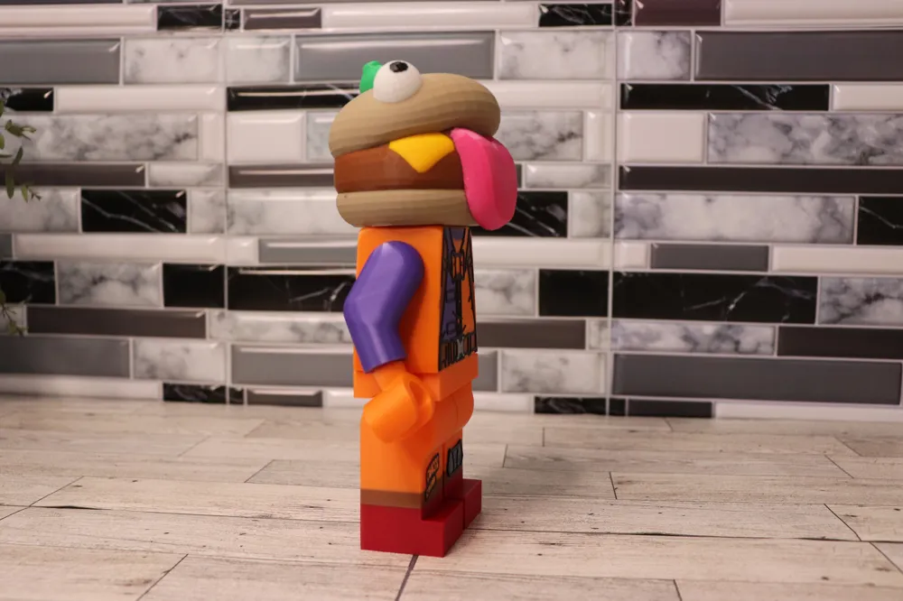 Giant Brick *Beef Boss (Durr Burger)* Megafig 500% by CdunMakerWorld ...