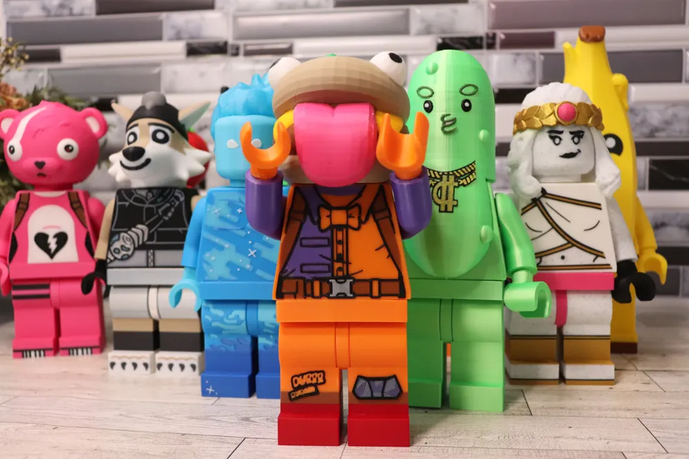 Giant Brick *Beef Boss (Durr Burger)* Megafig 500% by CdunMakerWorld ...