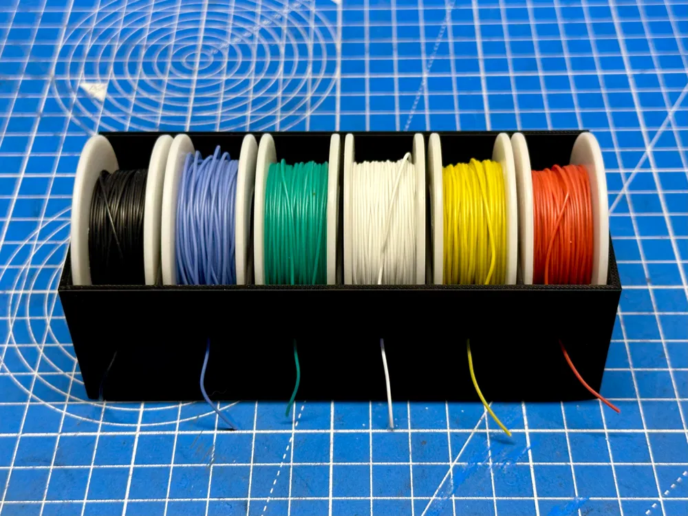 Wire Spool Holder for Pegboard Holes and Slots by FOX85 - MakerWorld