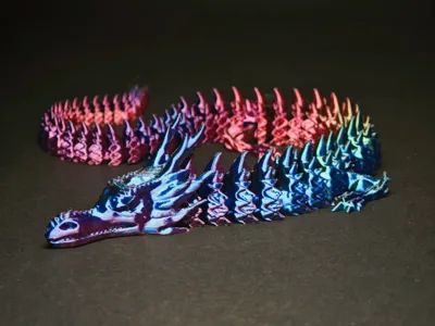 Ao Bing Articulated Dragon by 3D Memory MakerWorld: Download Free 3D Models
