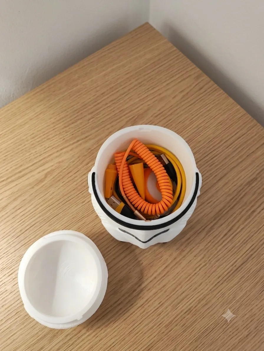 Storm trooper pot container - Free 3D Print Model - MakerWorld