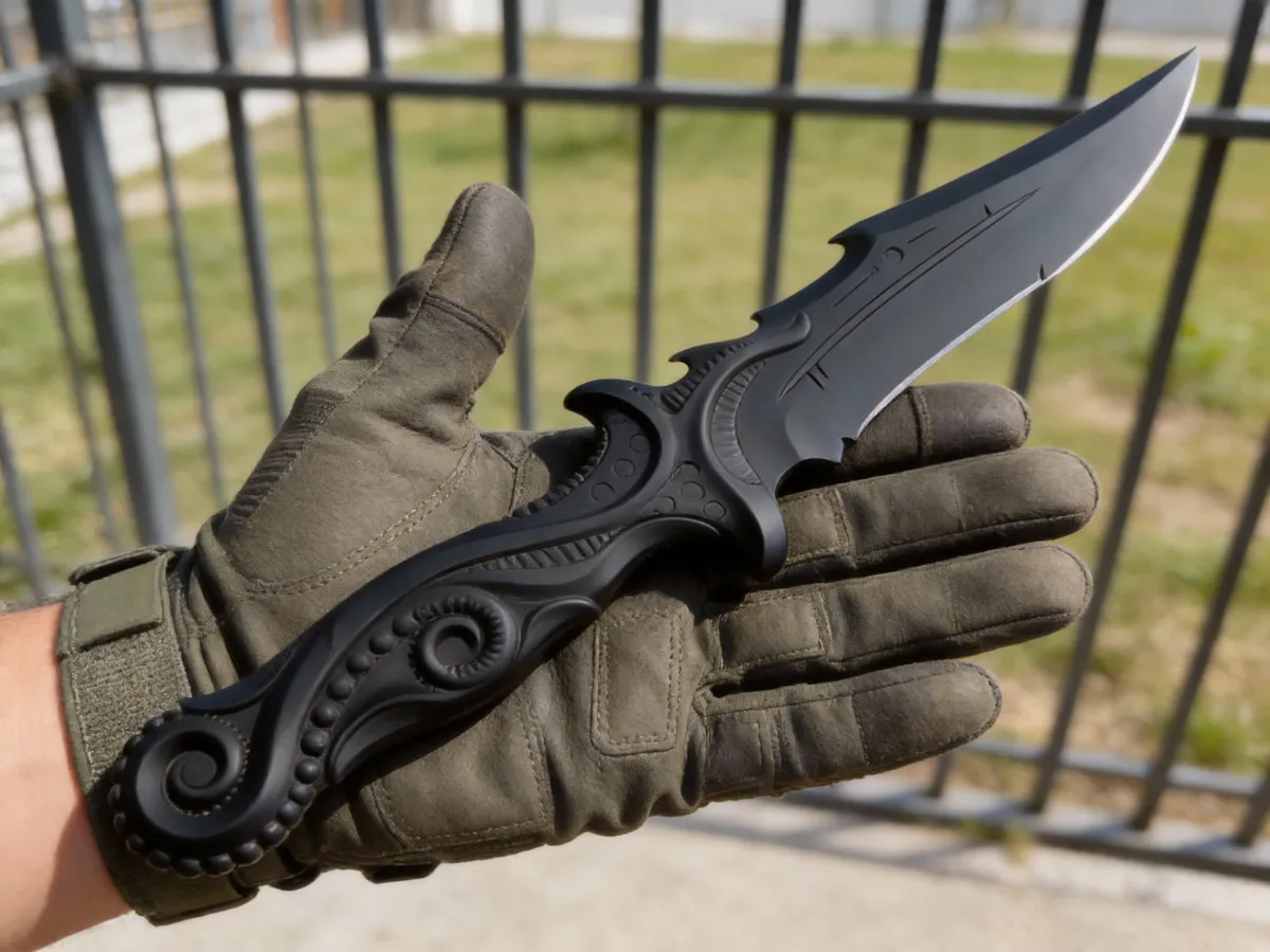 Deep One's Embrace Tentacle-Wraith Ritual Dagger - Free 3D Print Model ...