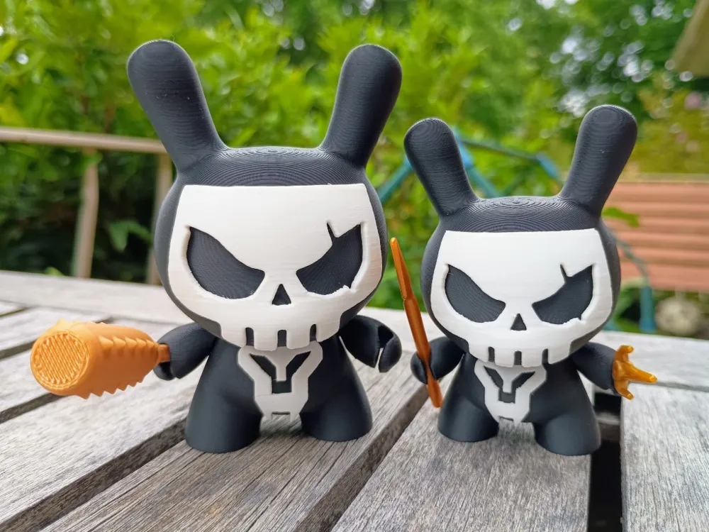 Titan Skull Bunny Art toy - Dunny by The Parabol Ink - MakerWorld