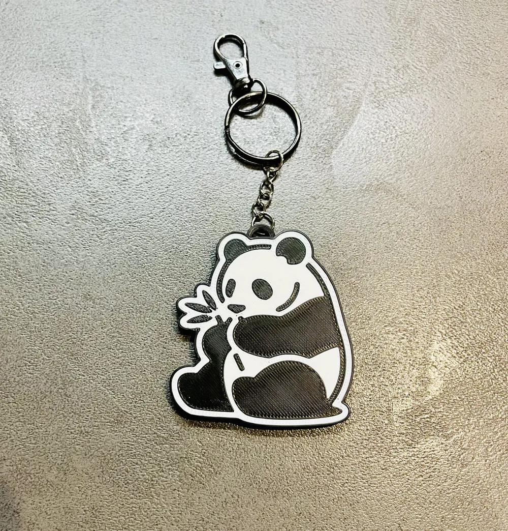 adorable panda keychain - Free 3D Print Model - MakerWorld