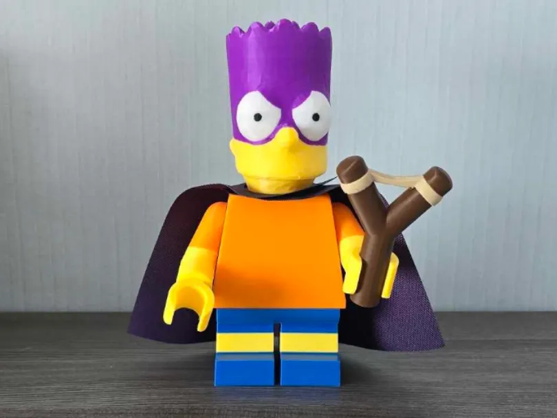 Big Brick * The Simpsons - Bart Simpson BARTMAN by cBoLsmUiEc - MakerWorld