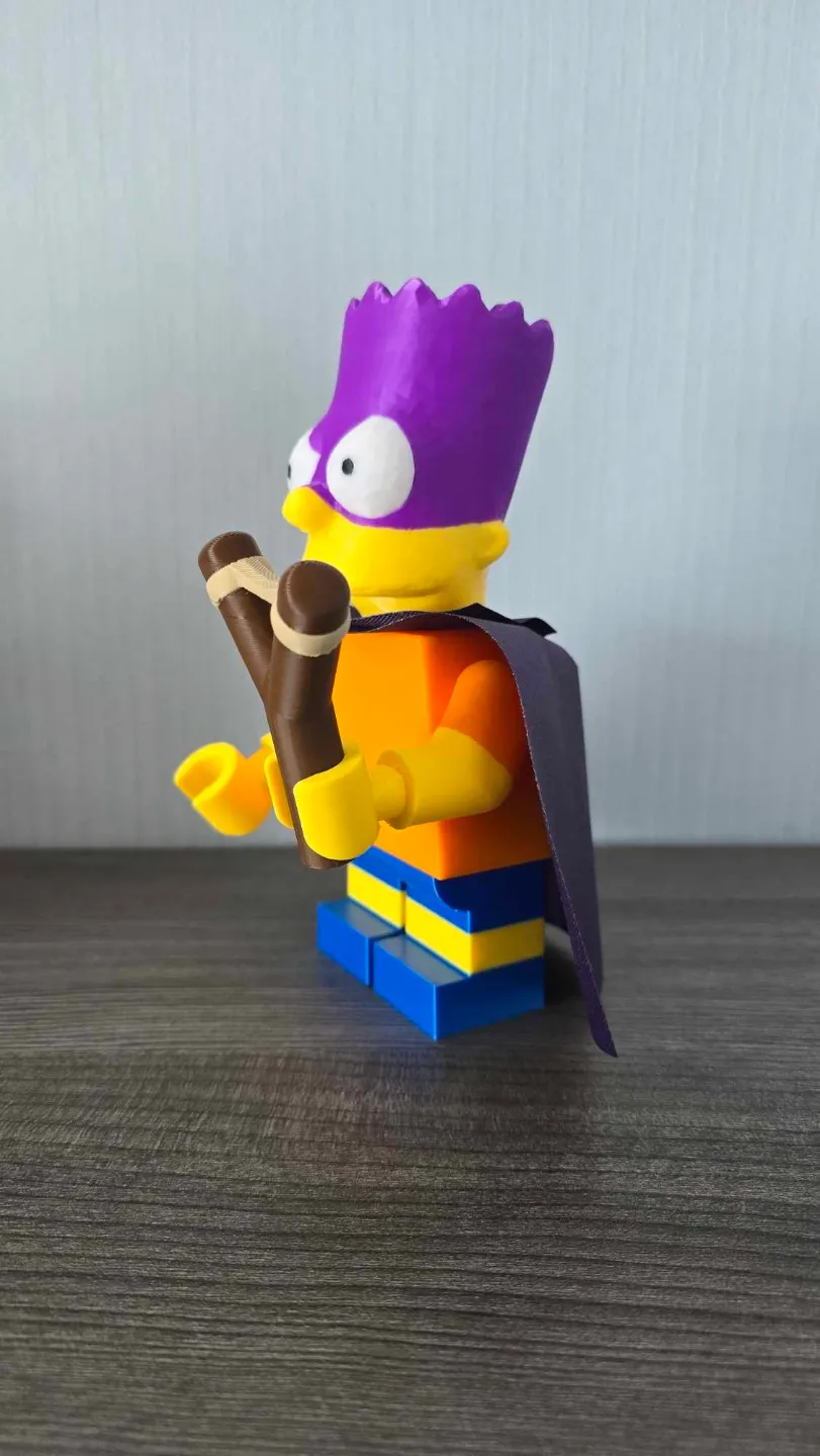 Big Brick * The Simpsons - Bart Simpson BARTMAN by cBoLsmUiEc - MakerWorld