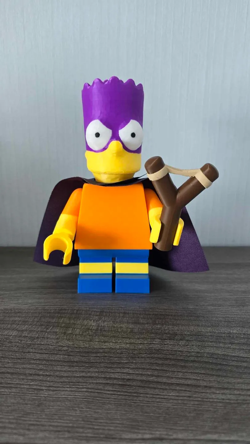 Big Brick * The Simpsons - Bart Simpson BARTMAN by cBoLsmUiEc - MakerWorld